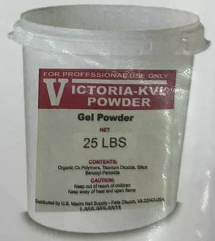 Victoria 25 LBS Powder- Gel Powder - US Maxim Nail Supply